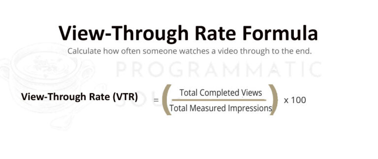 VTR Calculator – Programmatic Soup